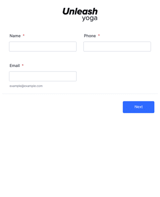 Yoga Center Intake Form Template | Jotform